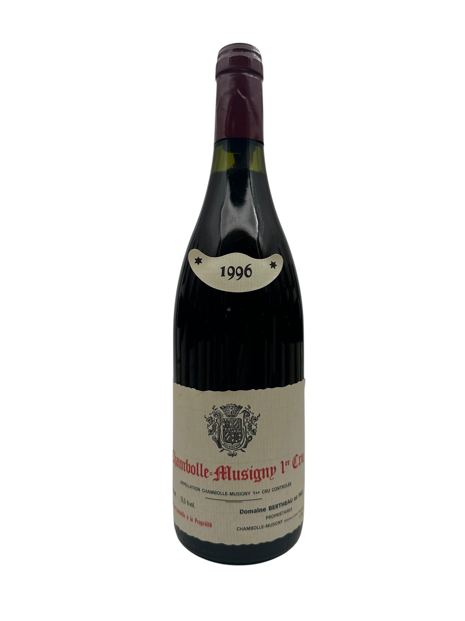 Chambolle-Musigny Domaine Bertheau 1996 1er Cru – Bottles With History