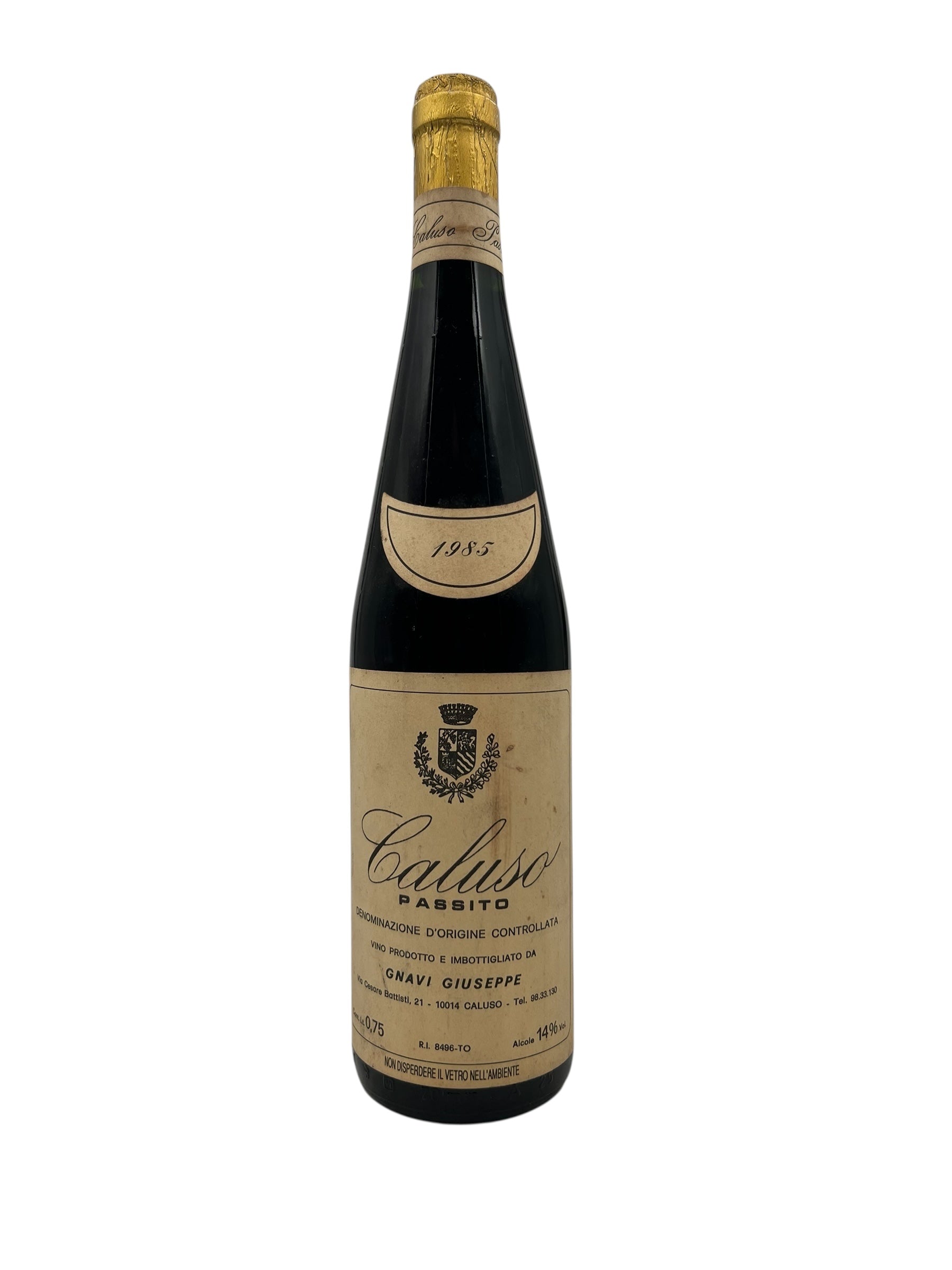 Caluso Passito Gnavi Giuseppe 1985 – Bottles With History
