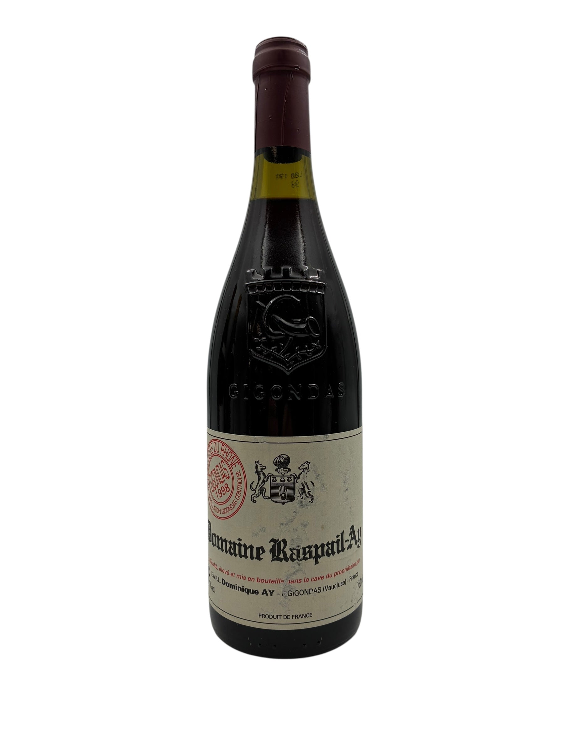 Gigondas Domaine Raspail Ay 1998 – Bottles With History